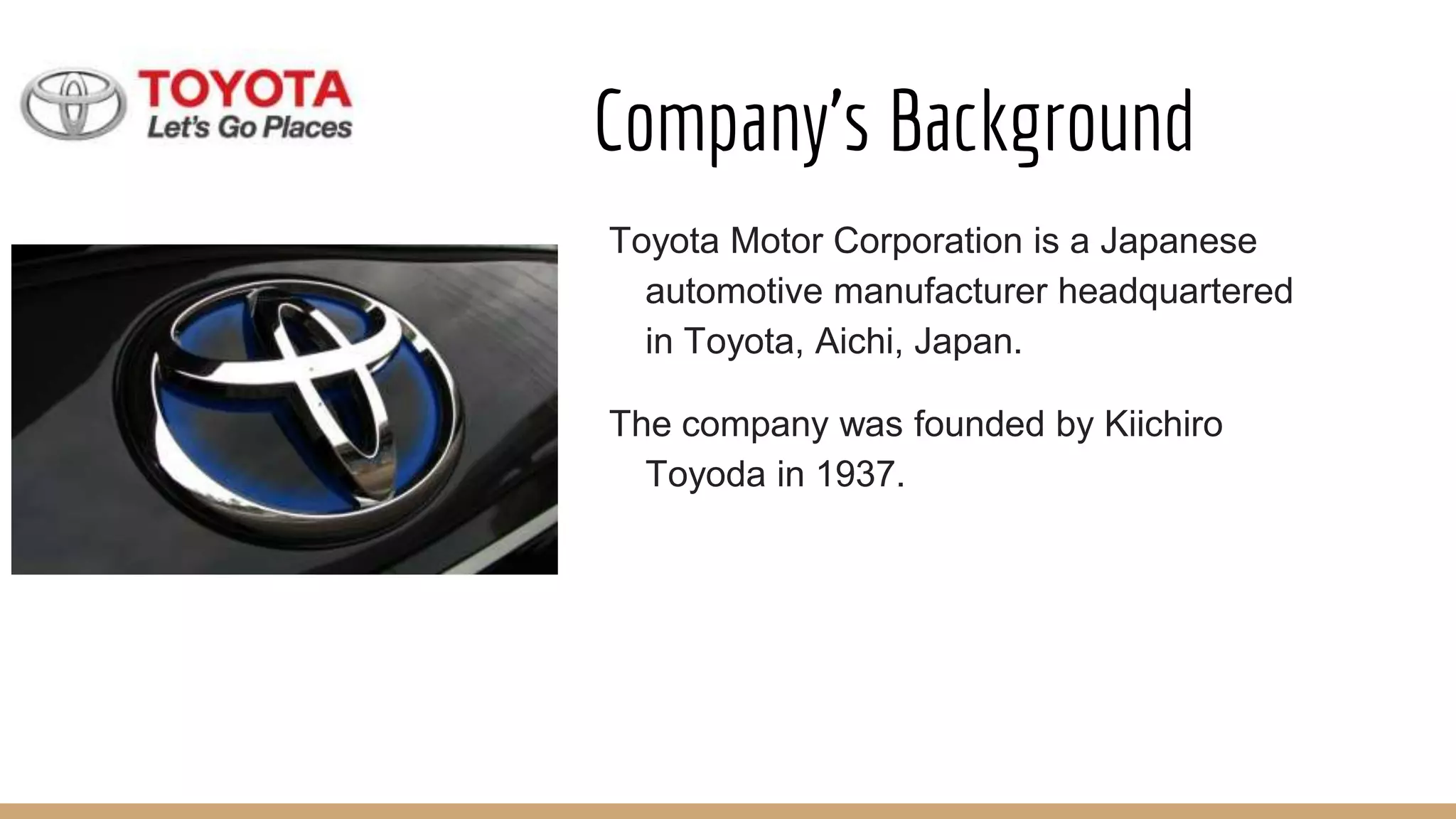 Toyota Digital Marketing Strategy | PPTX