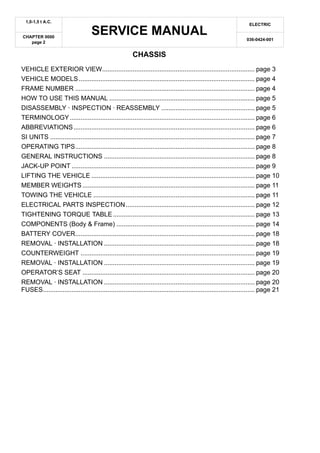 Toyota bt c3 e100r forklift service repair manual | PDF