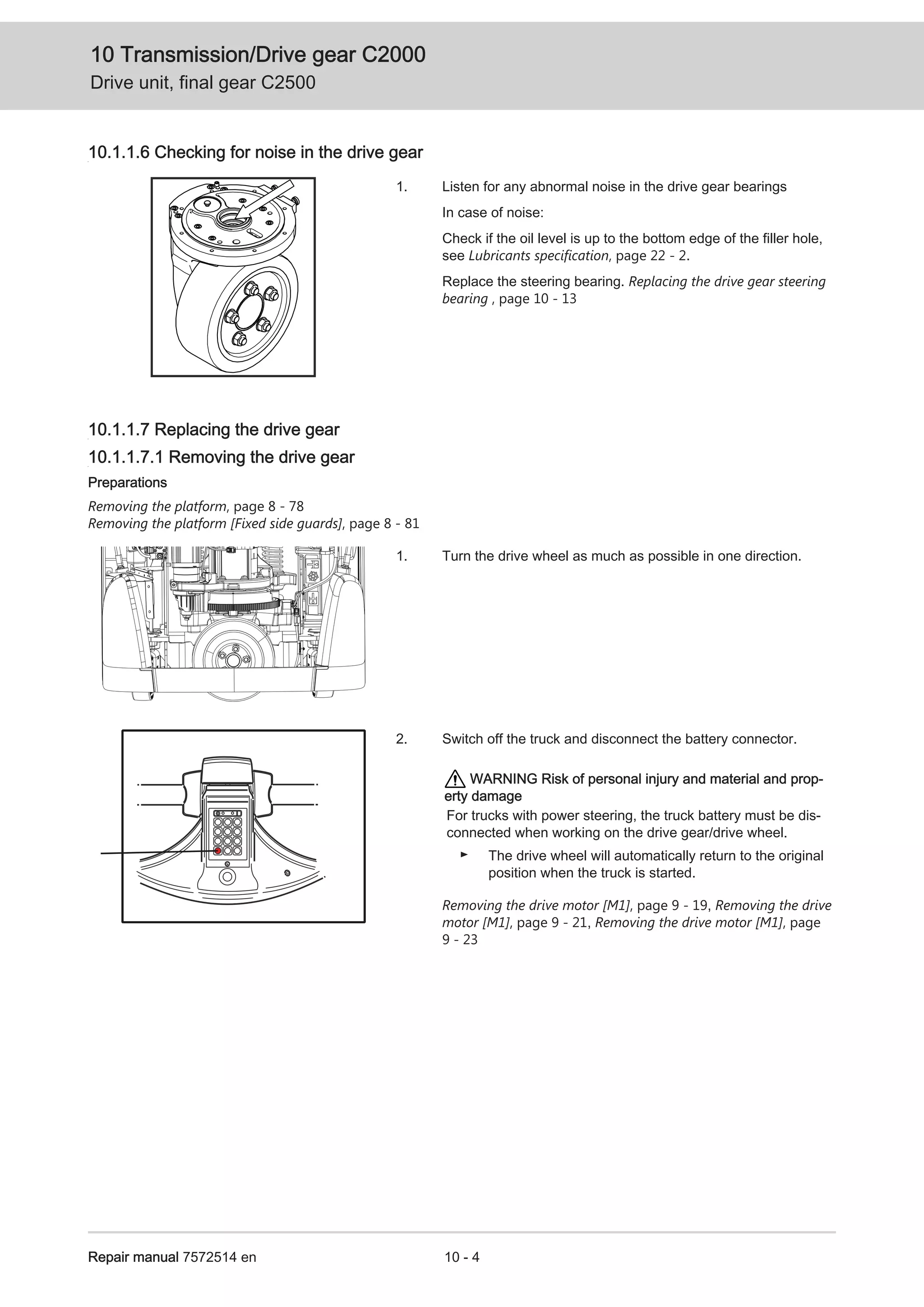 Toyota bt lpe250 electric pallet truck service repair manual | PDF