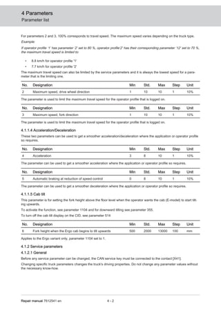 Toyota bt reflex rre180 hcc high performance reach truck service repair ...