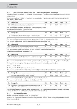 Toyota bt reflex rre180 he high performance reach truck service repair ...