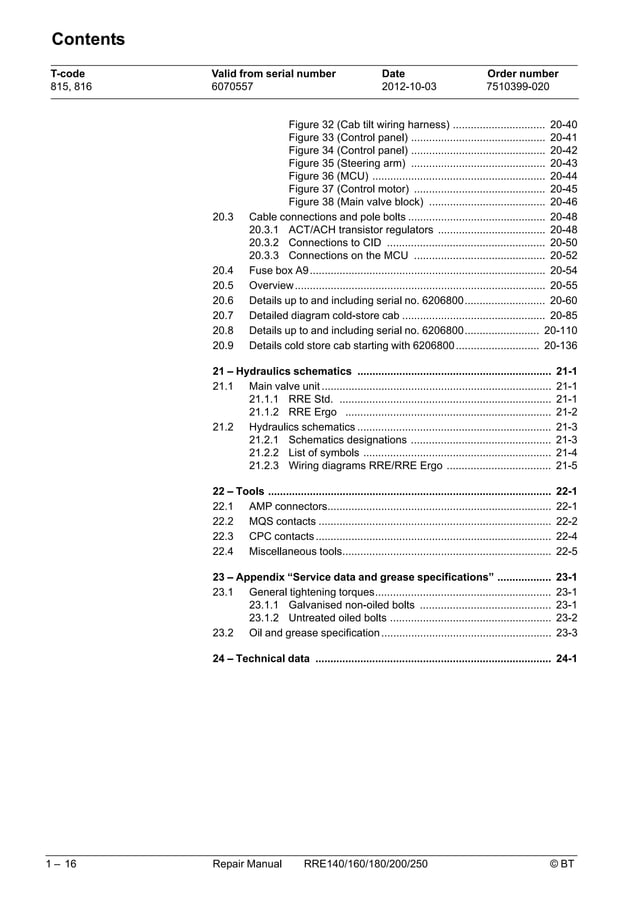 Toyota bt reflex rre180 reach forklift reach trucks service repair ...