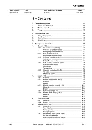Toyota bt reflex rre180 reach forklift reach trucks service repair ...