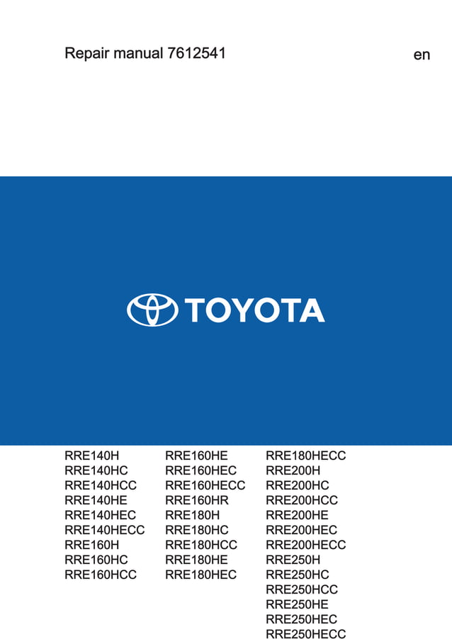 Toyota bt reflex rre250 hc high performance reach truck service repair ...
