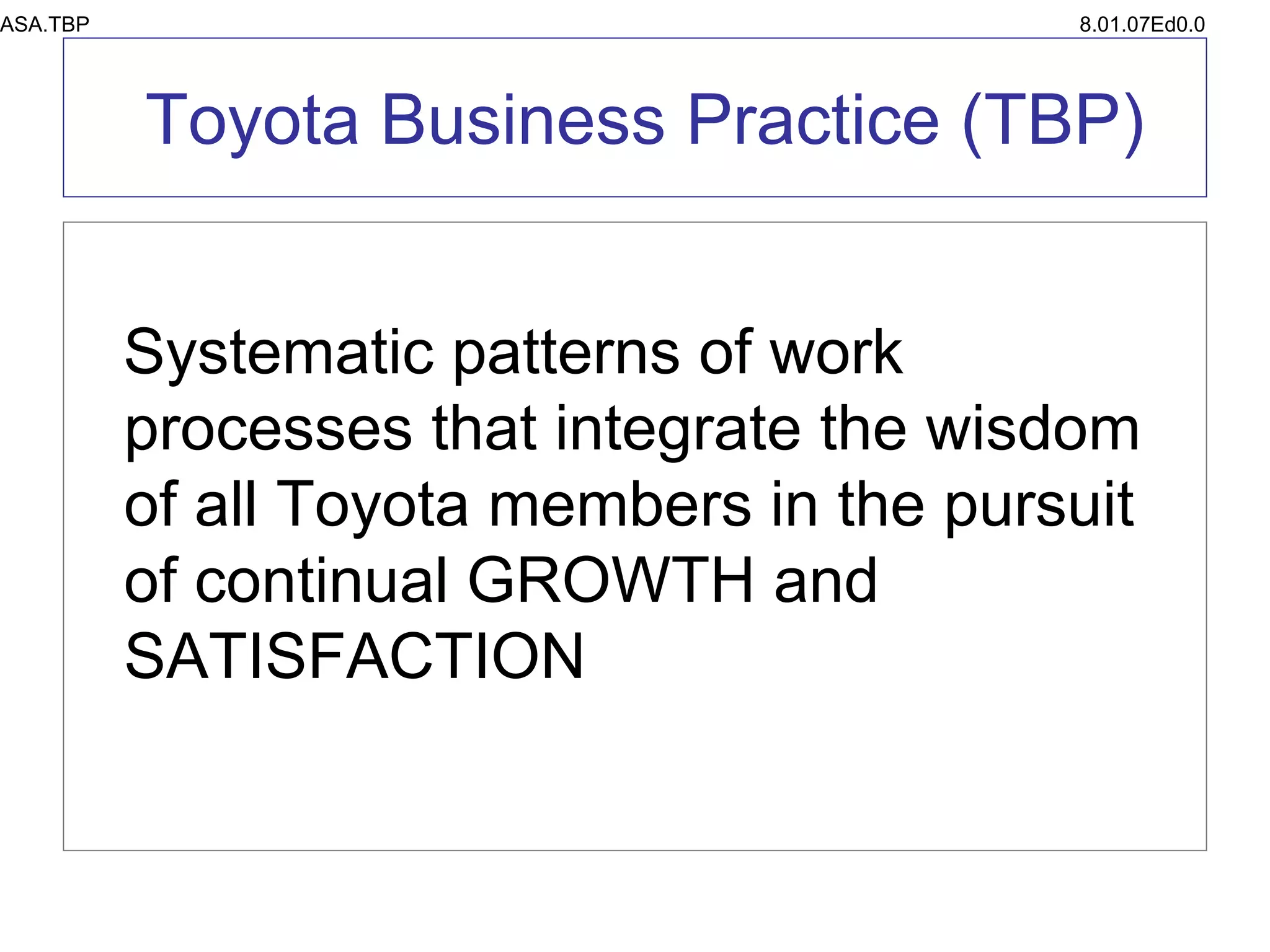 Toyota Business Practice - English.ppt