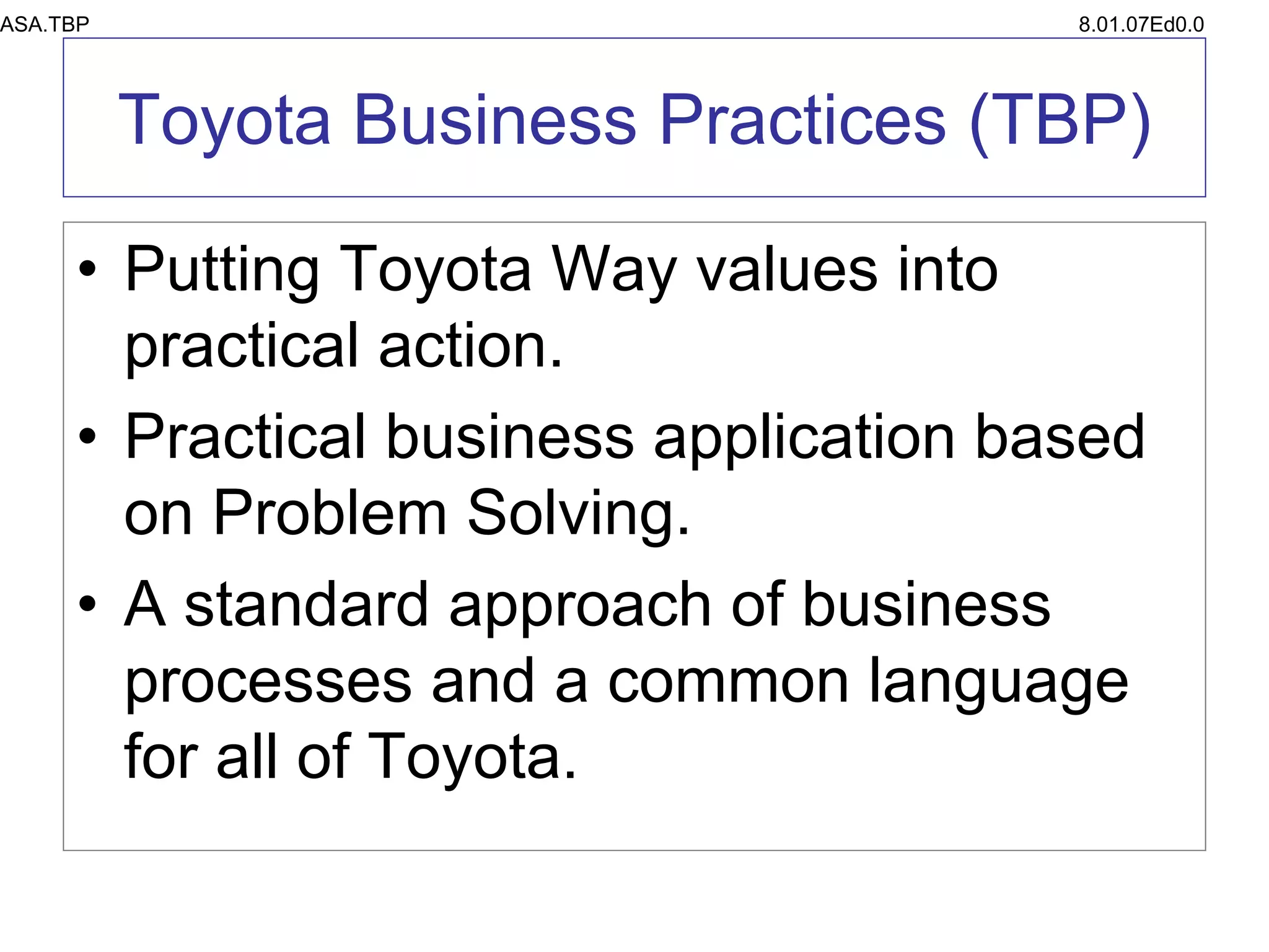 Toyota Business Practice - English.ppt