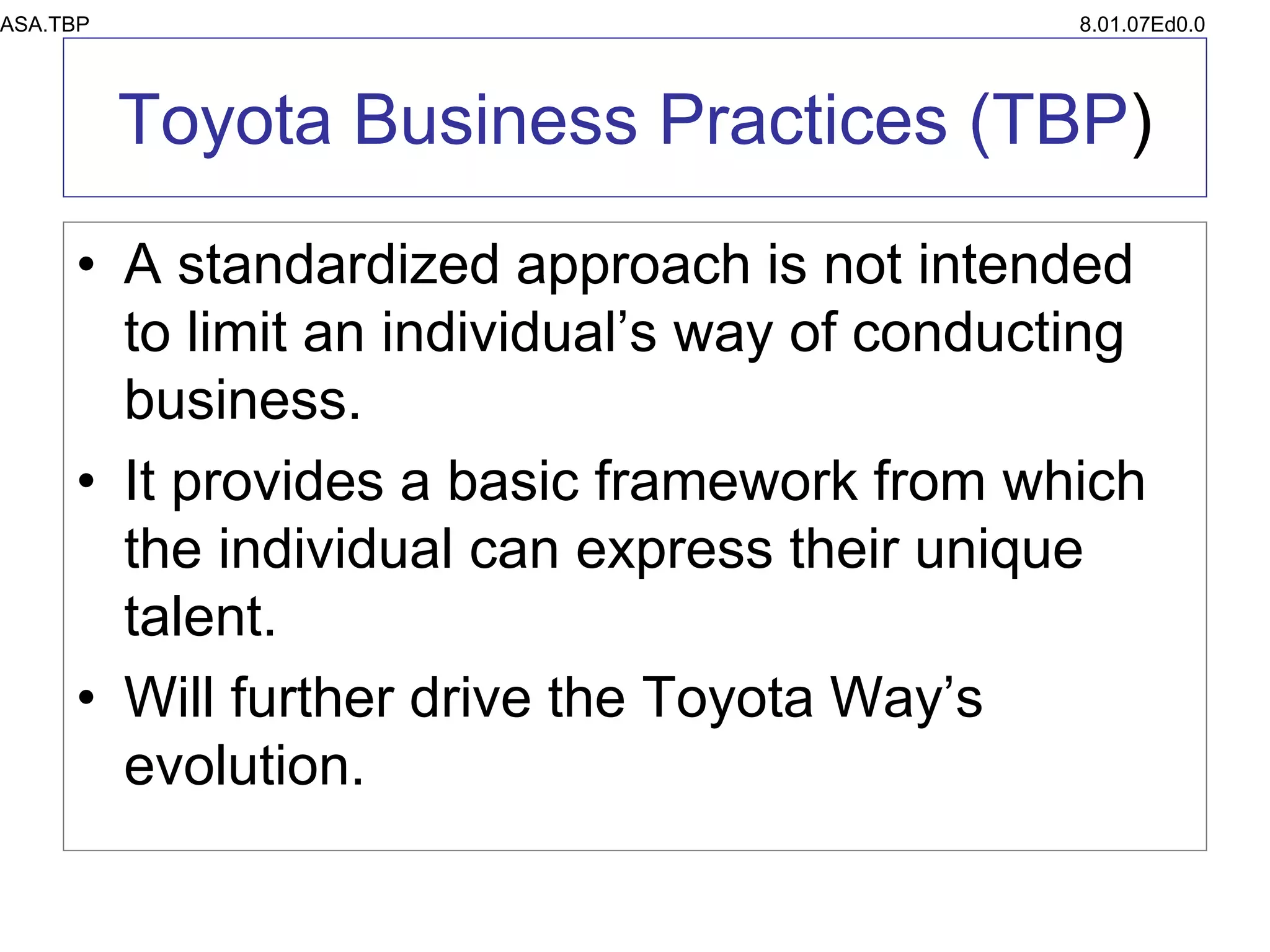 Toyota Business Practice - English.ppt