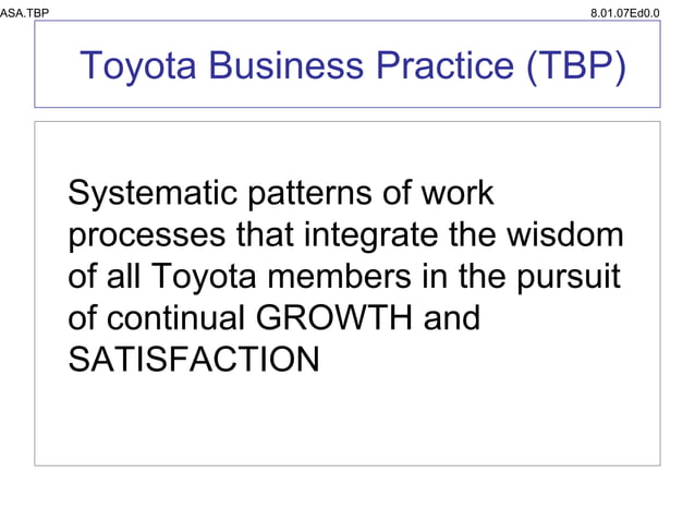 Toyota Business Practice - English.ppt