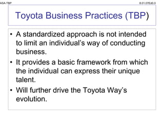 Toyota Business Practice - English.ppt