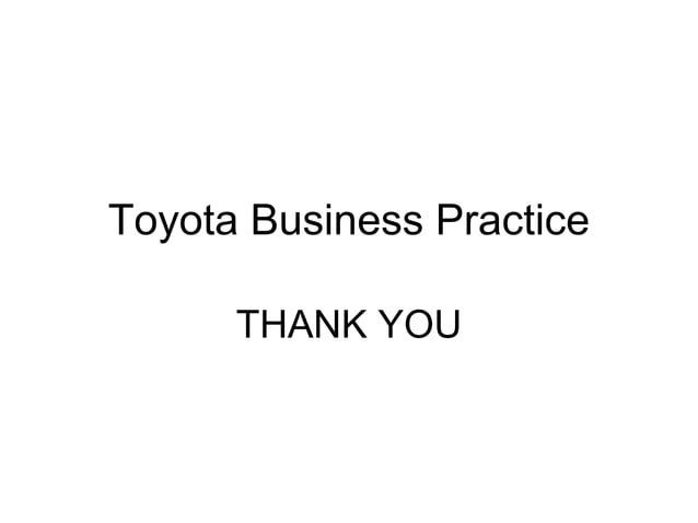 Toyota Business Practice - English.ppt