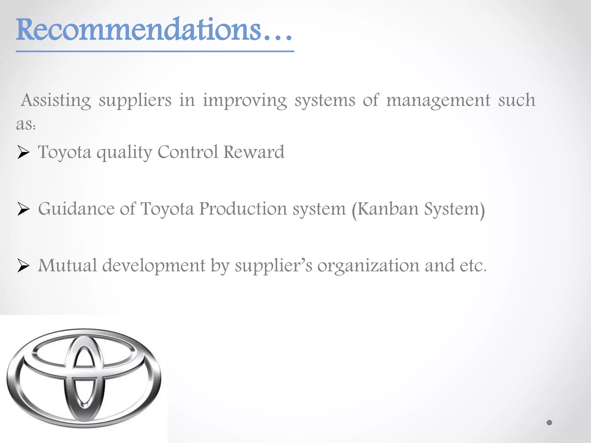 Toyota motor manufacturing, USA, INC | PPTX