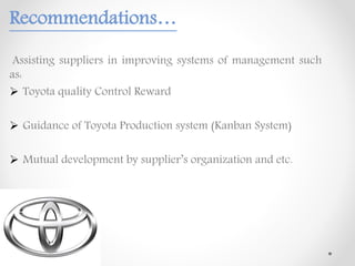 Toyota motor manufacturing, USA, INC | PPTX
