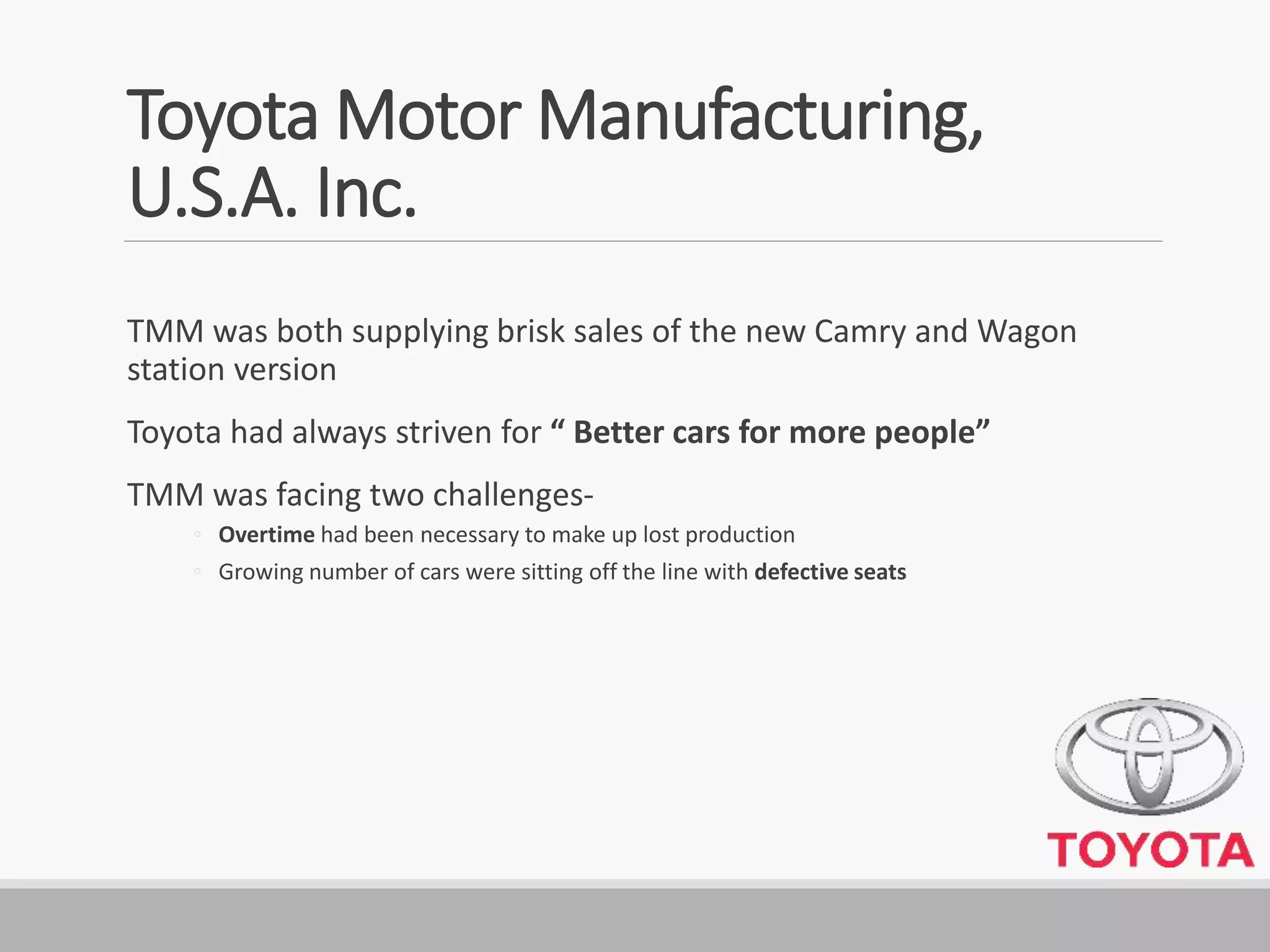 Toyota case study | PPTX
