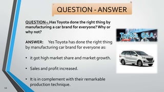Toyota case study | PPTX