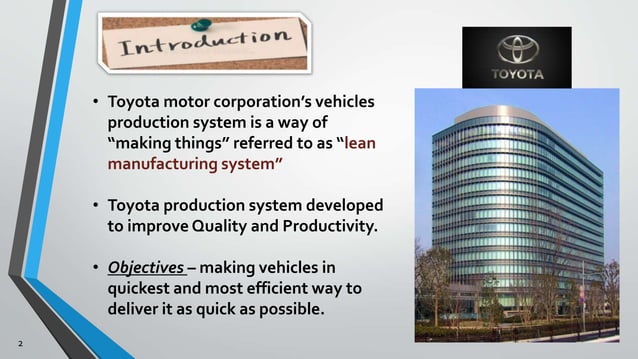 Toyota case study | PPTX