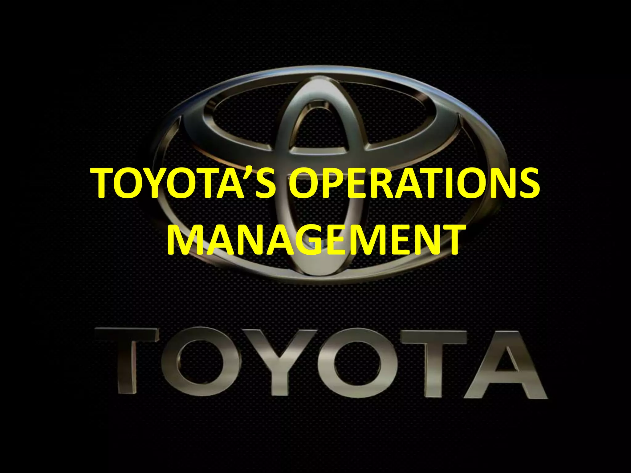Toyota company presentation | PPTX