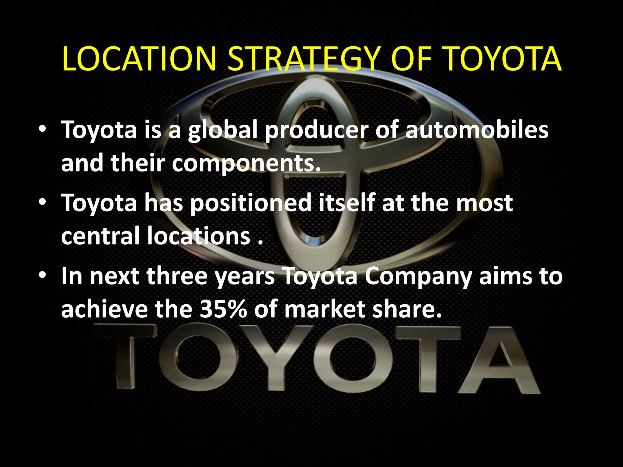 Toyota company presentation | PPTX