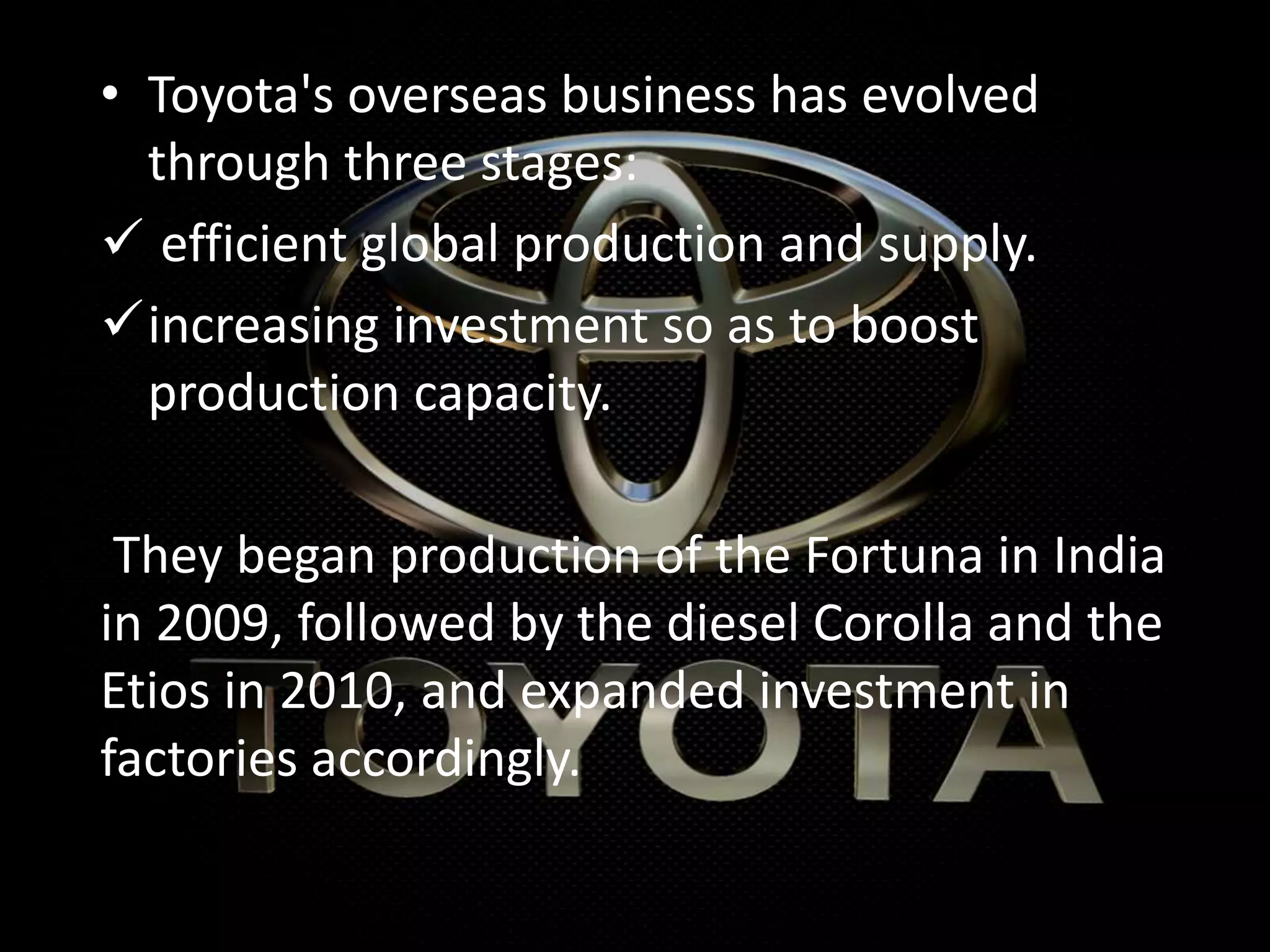 Toyota company presentation | PPTX