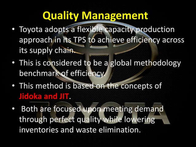 Toyota company presentation | PPTX | Automotive Industry | Industries