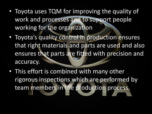 Toyota company presentation | PPTX | Automotive Industry | Industries