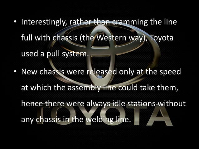 Toyota company presentation | PPTX | Automotive Industry | Industries