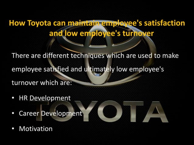 Toyota company presentation | PPTX | Automotive Industry | Industries