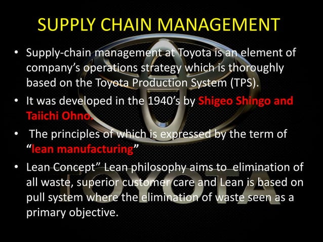Toyota company presentation | PPTX | Automotive Industry | Industries