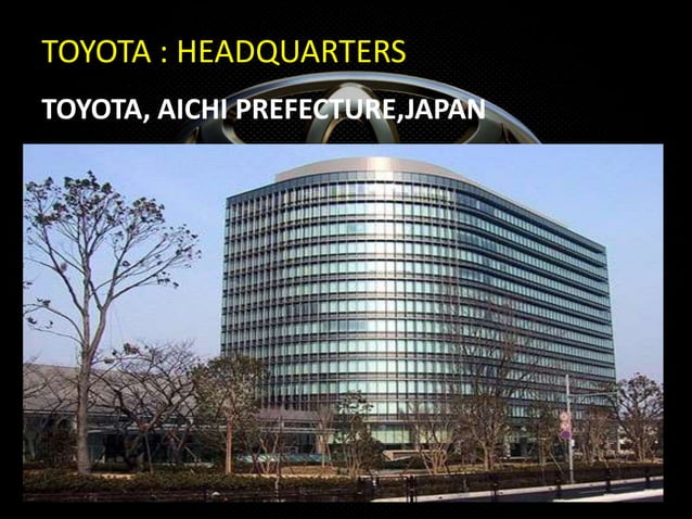 Toyota company presentation | PPTX | Automotive Industry | Industries