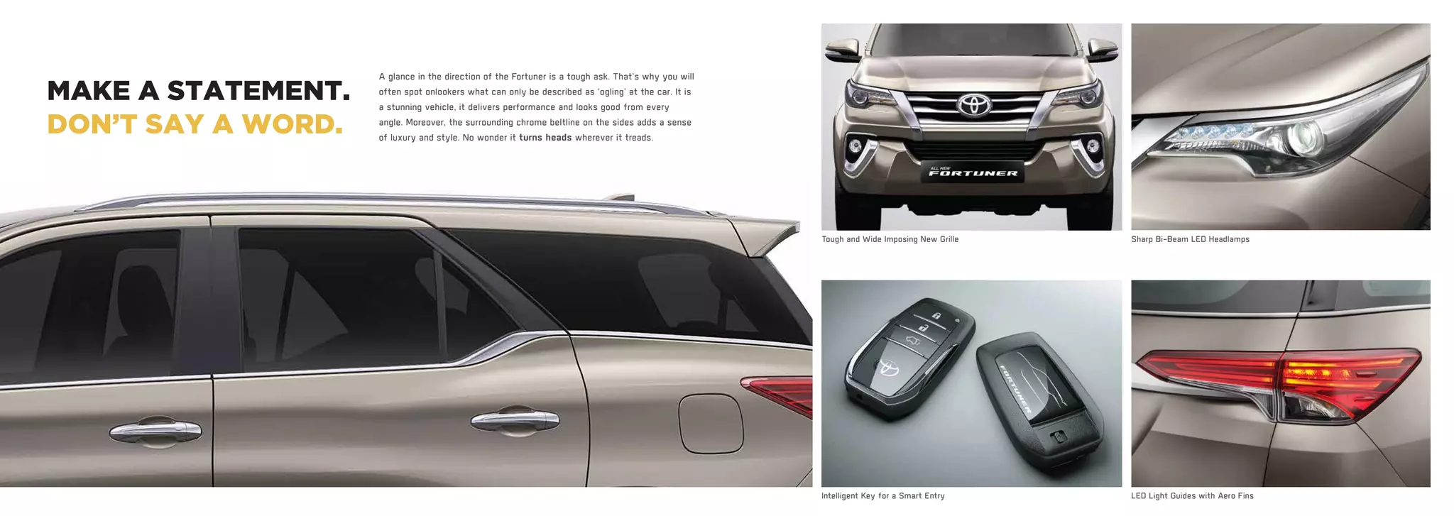 2016 Toyota fortuner brochure | PDF