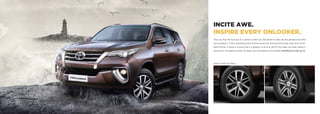 2016 Toyota fortuner brochure | PDF