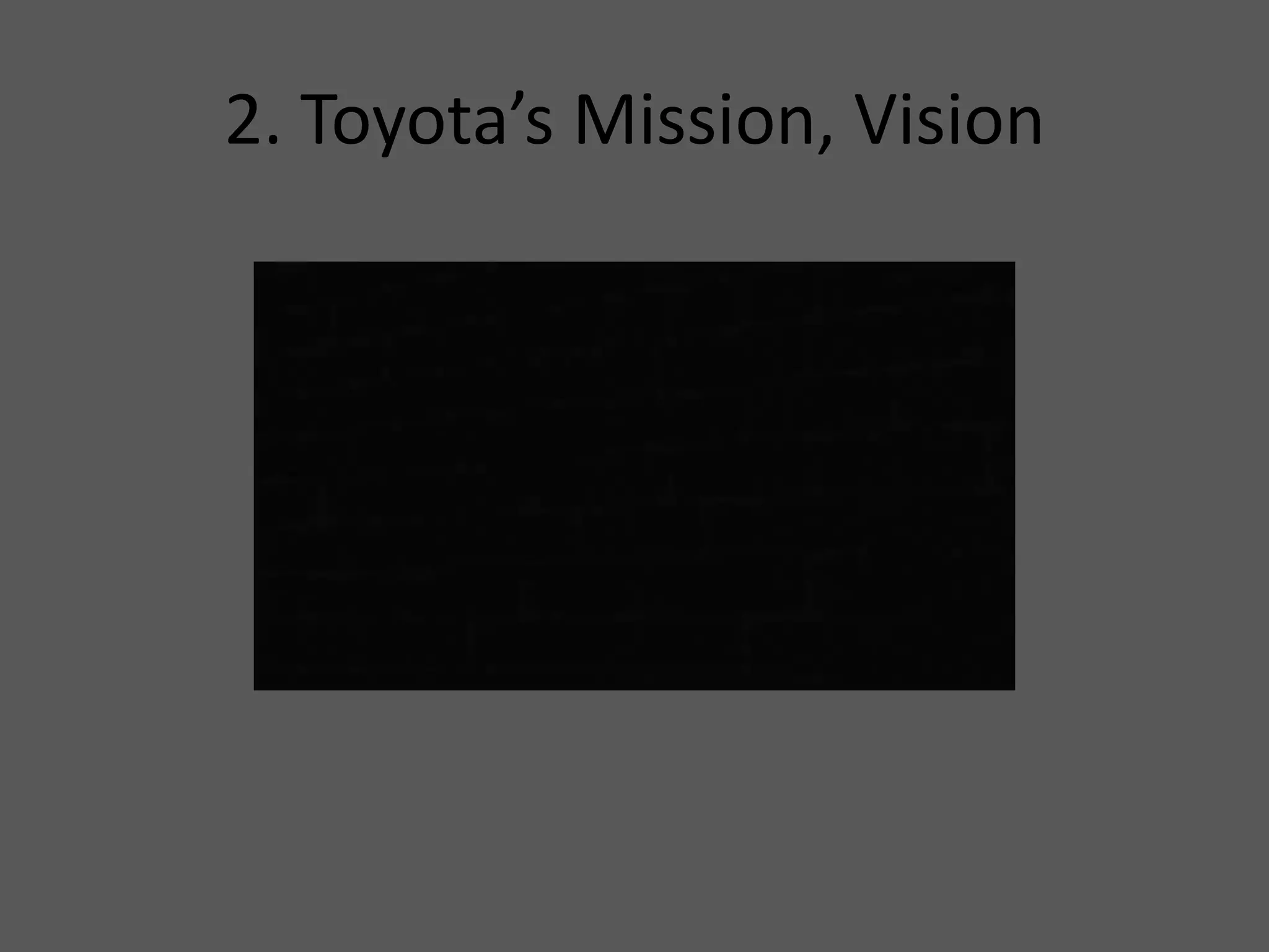 Toyota's Vision - Mission | PPTX
