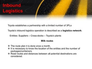 Toyota logistics | PDF