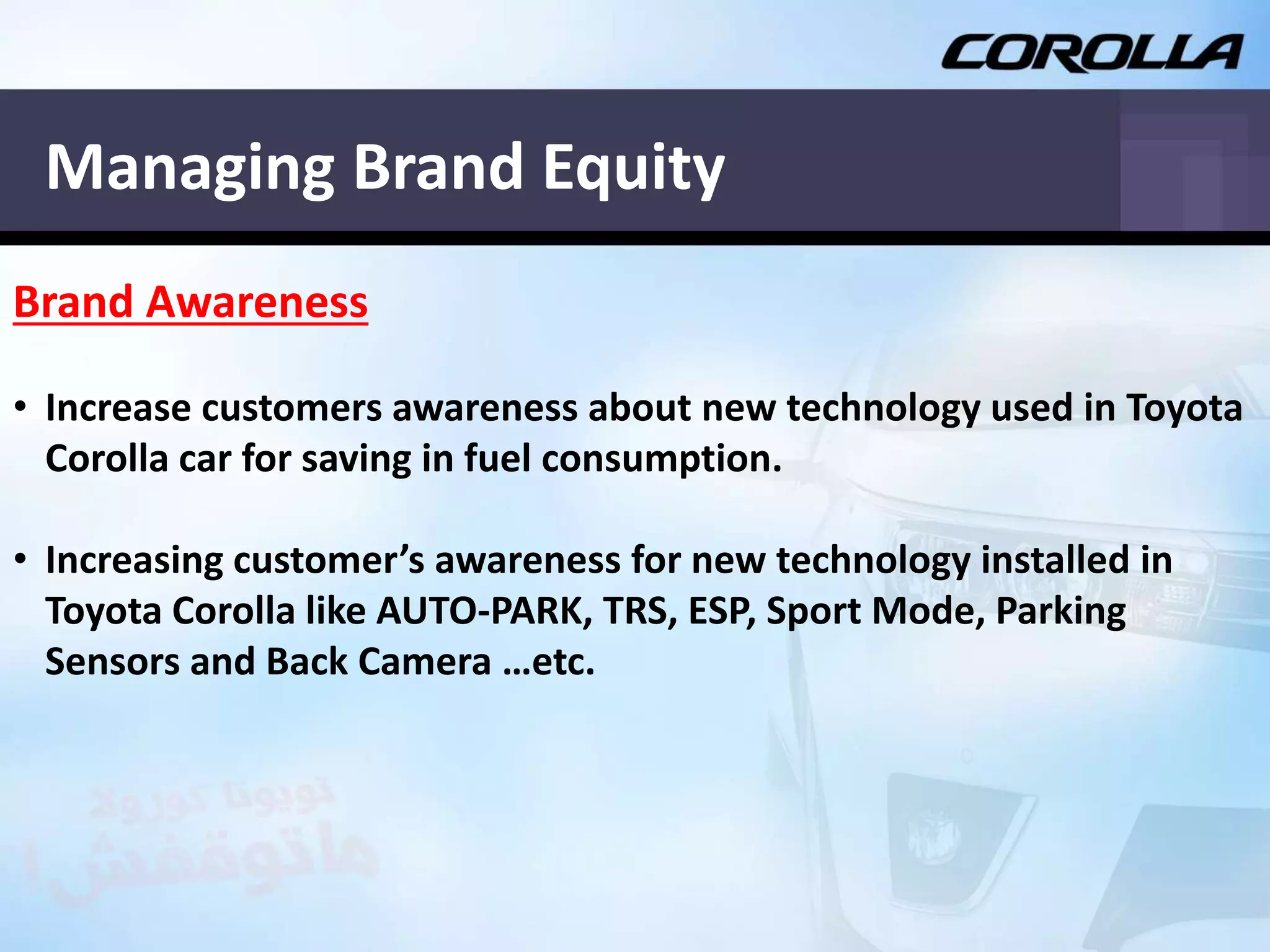 Toyota marketing campaign ( marketing course training ) | PPTX