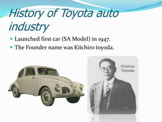 Toyota motor corporation | PPTX