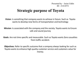 Toyota motor corporation | PPTX