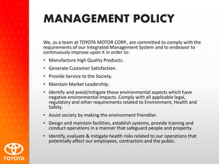 Toyota motor corporation | PPTX