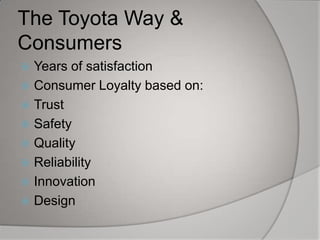 Toyota motor corp power point | PPT
