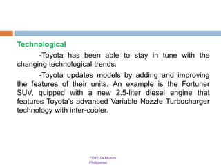 Toyota motors company-Industrial Analysis | PPTX