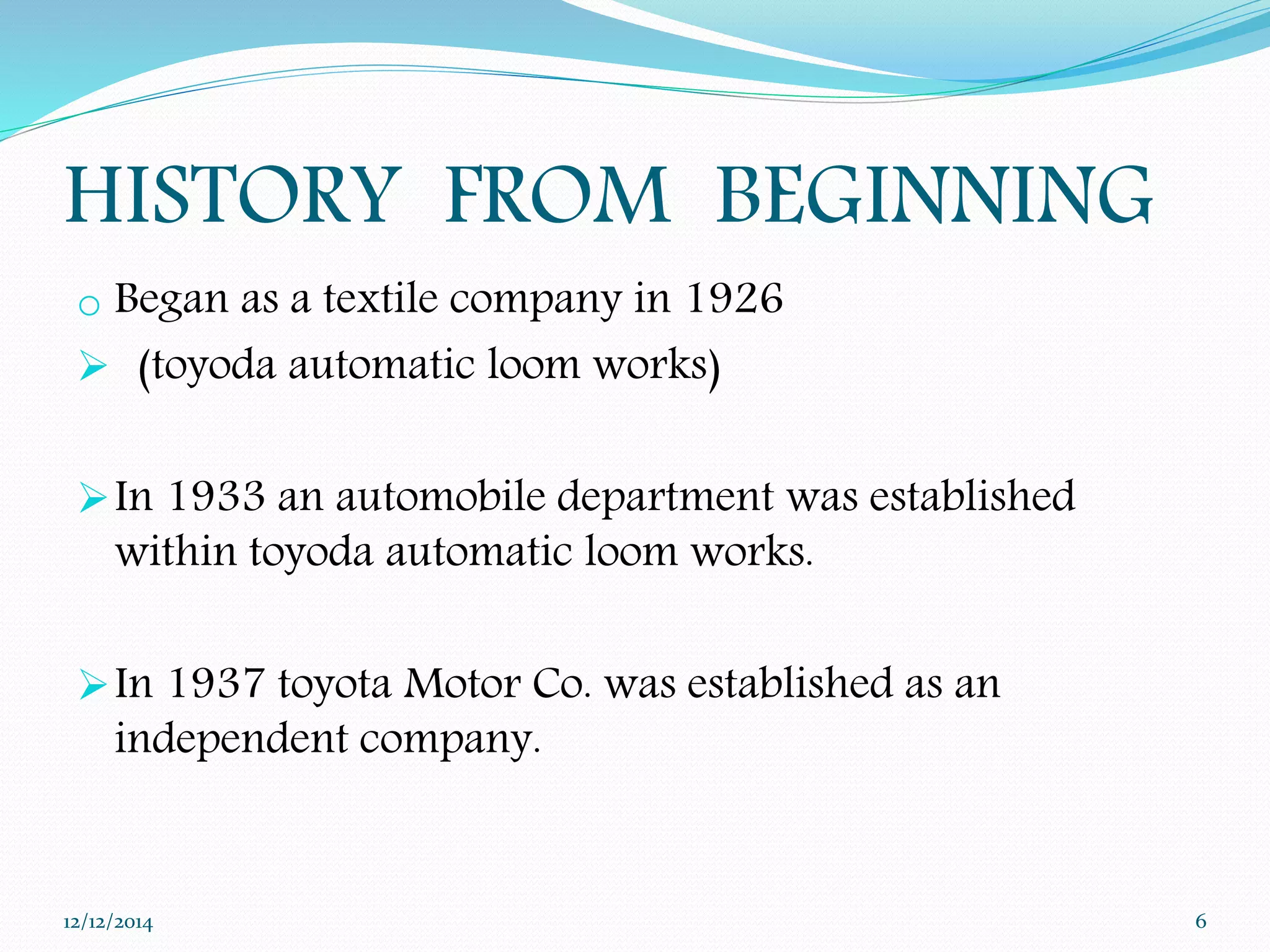 Toyota on international marketing | PPTX