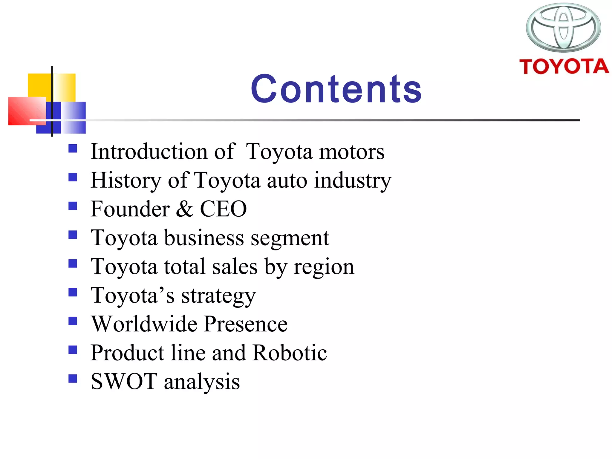 Toyota presentation | PPT