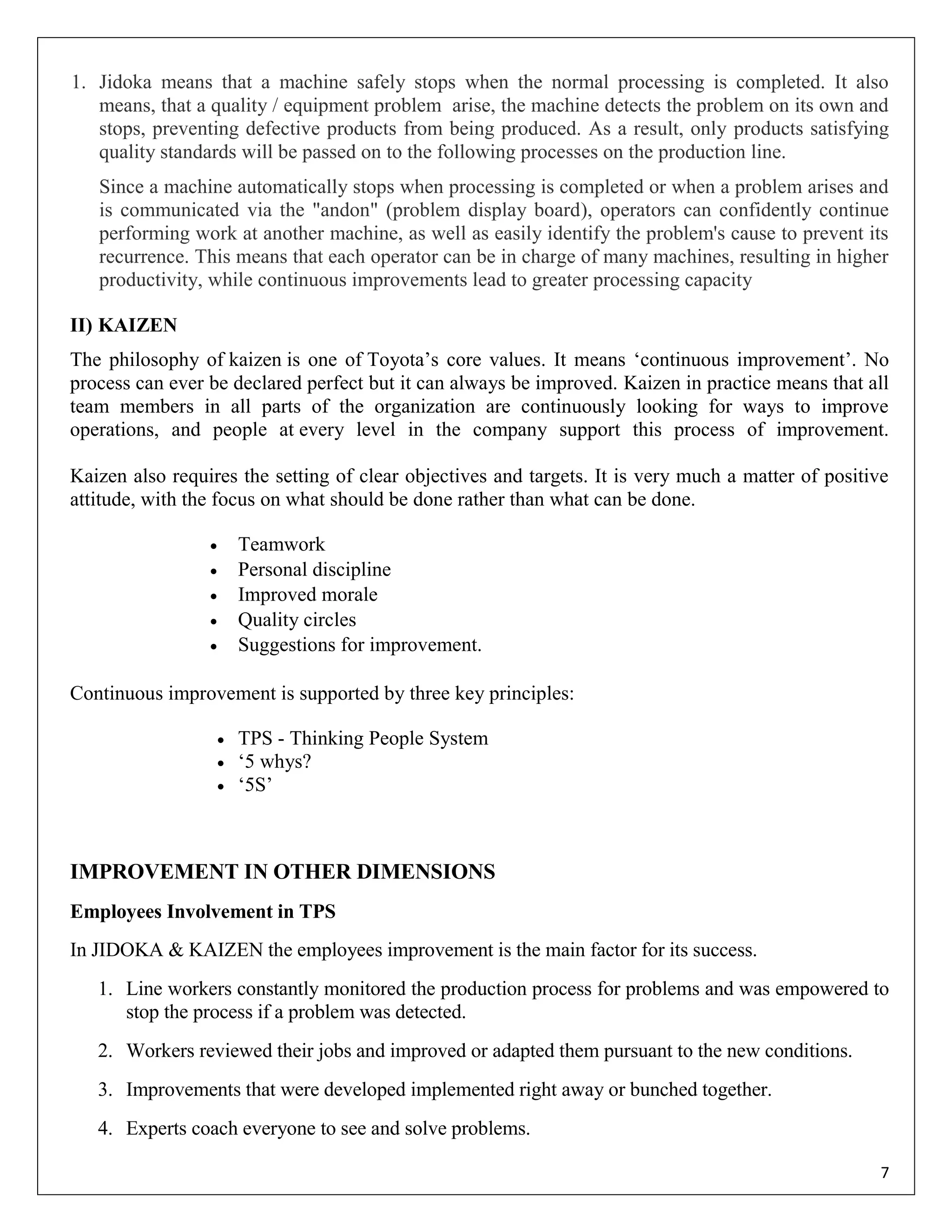 Toyota Production System | PDF