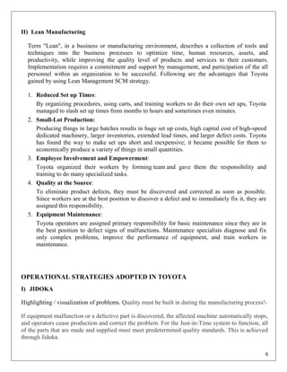 Toyota Production System | PDF