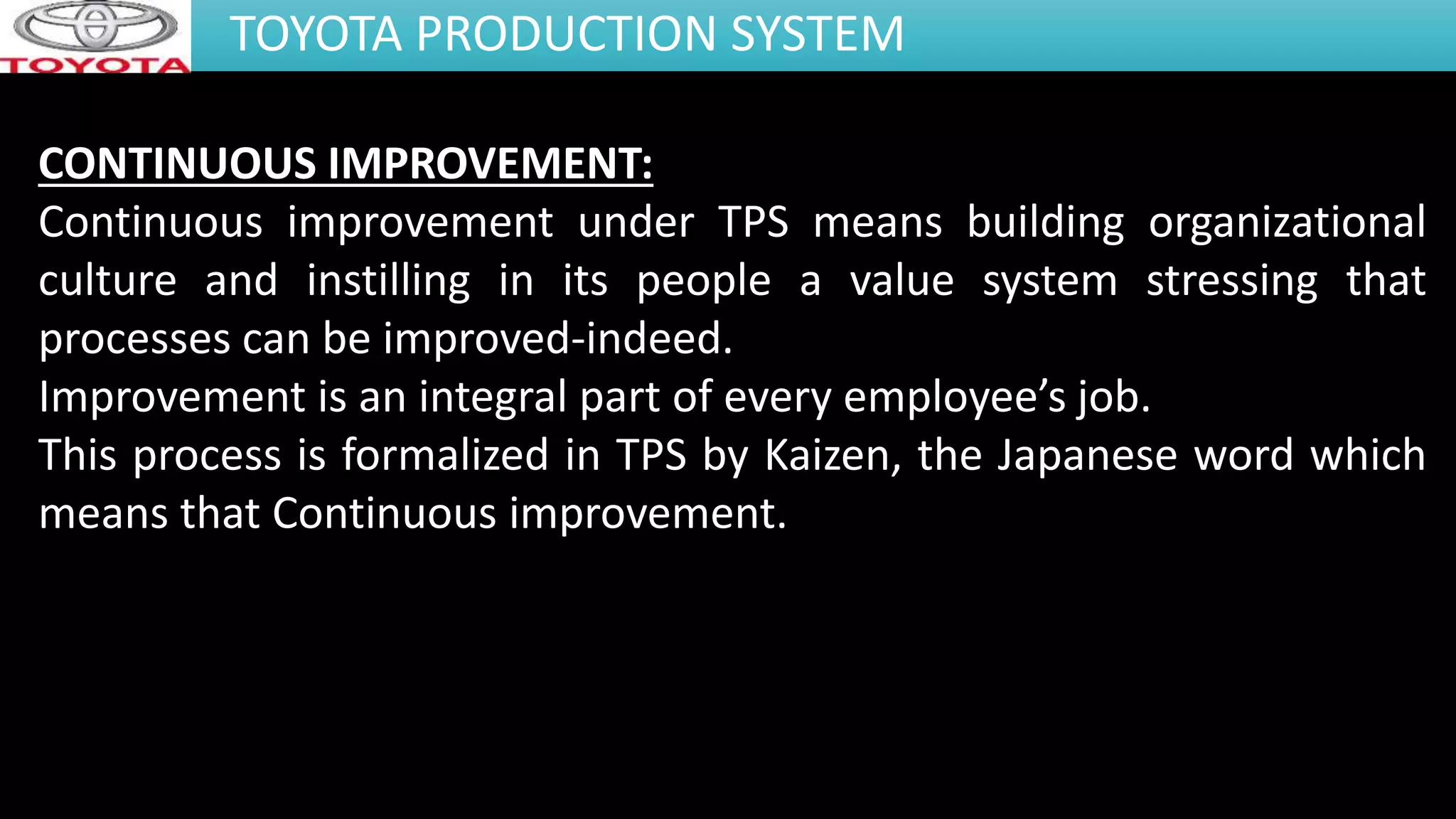 Toyota production system-Just in time-& Lean Operations | PPTX
