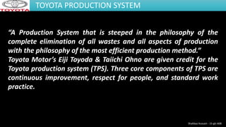 Toyota production system-Just in time-& Lean Operations | PPTX ...