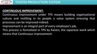 Toyota production system-Just in time-& Lean Operations | PPTX ...