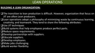 Toyota production system-Just in time-& Lean Operations | PPTX ...