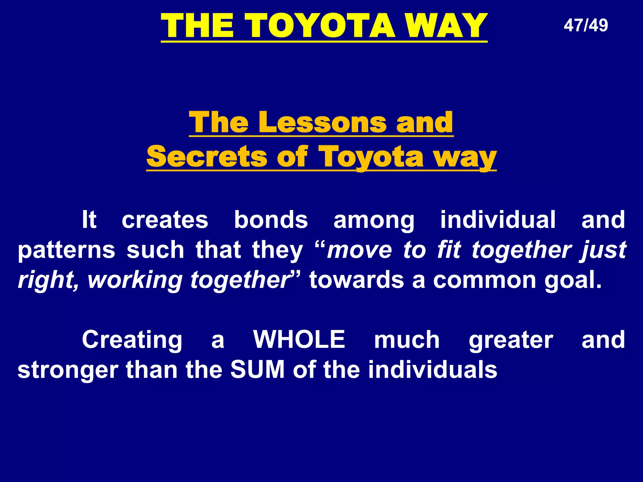 Toyota Production System 14 Management Principles | PPTX