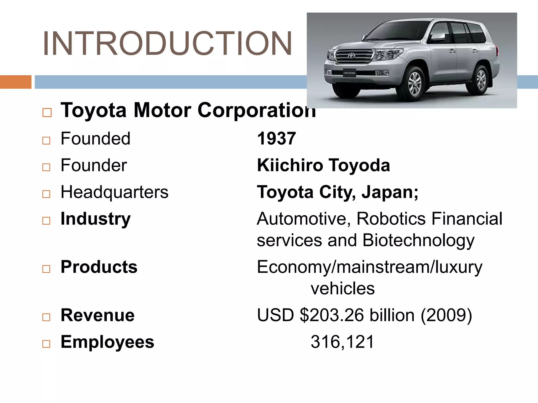 Toyota Scm | PPT
