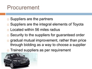 Toyota Scm | PPT