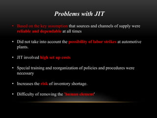 Toyota's jit revolution ppt | PPTX